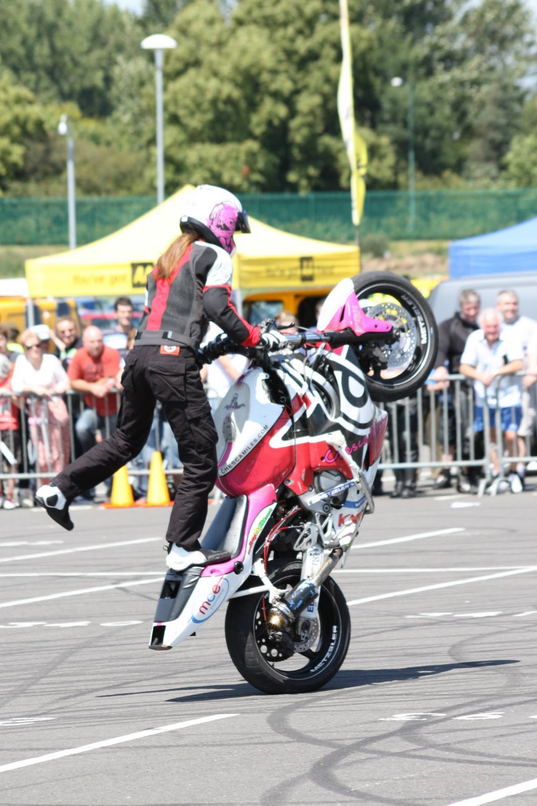 Chesca Miles | Motorcycle Performing Arts: Chesca Performs at the first ...