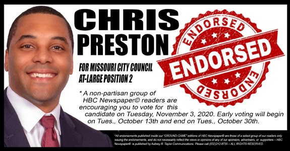 Houston Business Connections Newspaper©: Councilman Chris Preston is ...