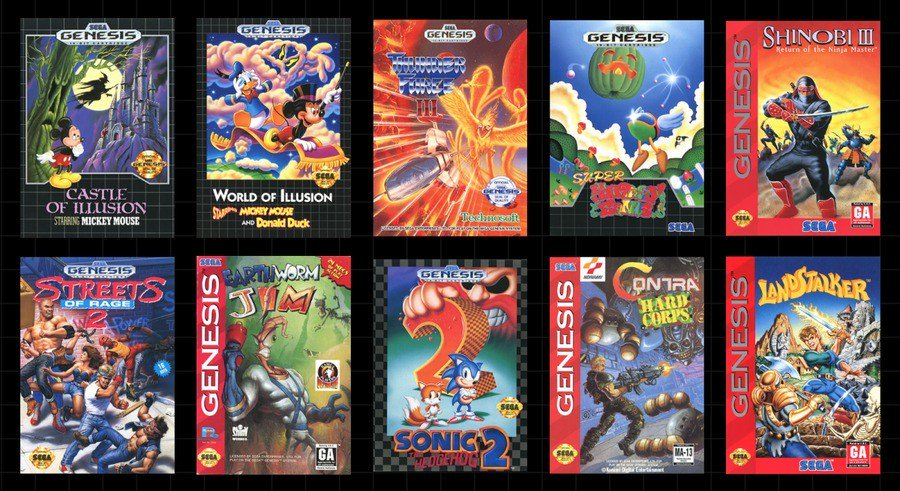 Mega Drive Mini tem mais 10 jogos revelados pela SEGA - GameBlast