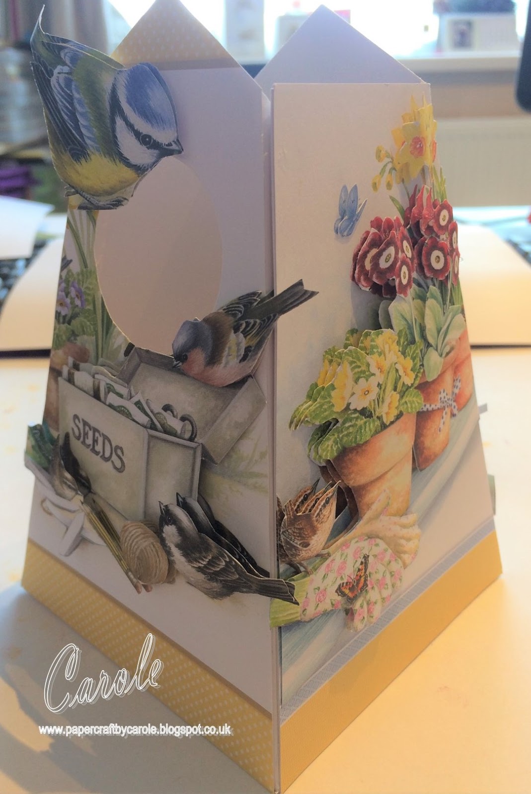 Papercraft by Carole!: Use Your Craft Stash - Bird Box