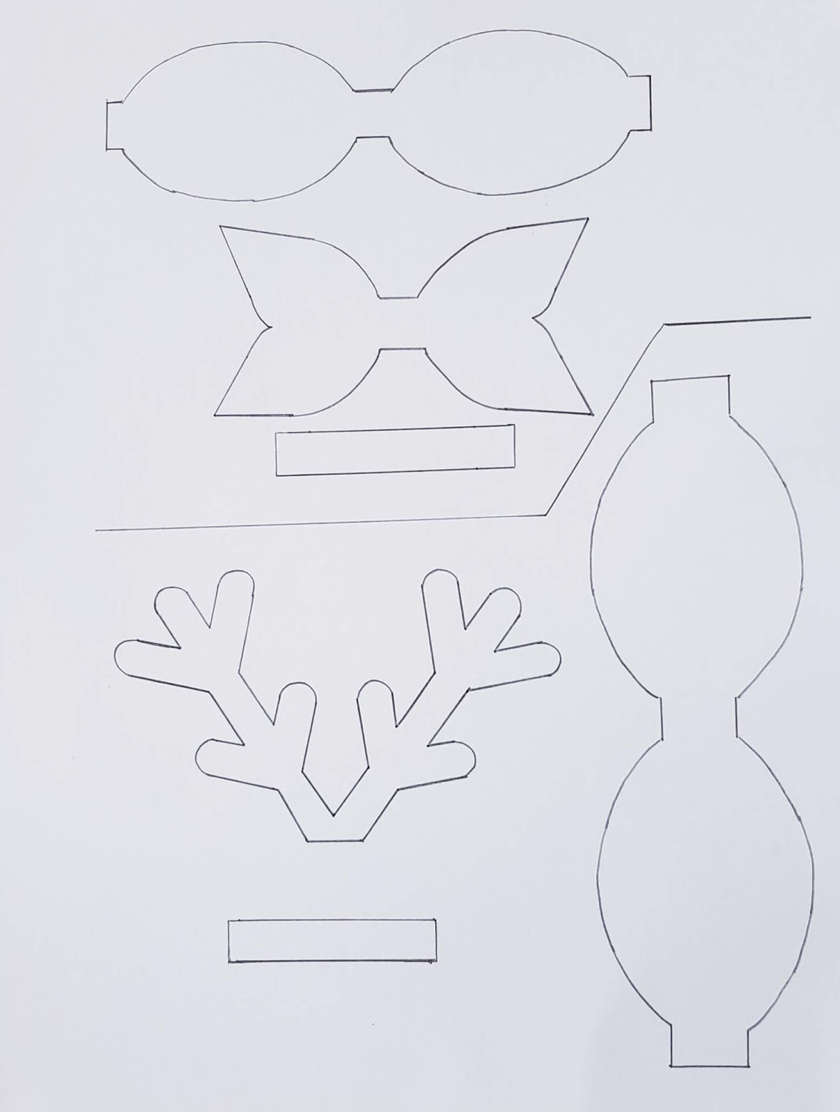 Rosari: Moldes para hacer Lazos de Foami.