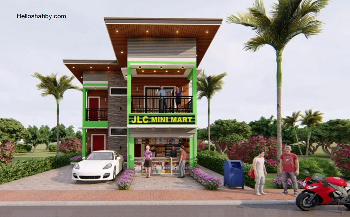 Konsep Model Rumah Sampingnya Toko, Paling Top!