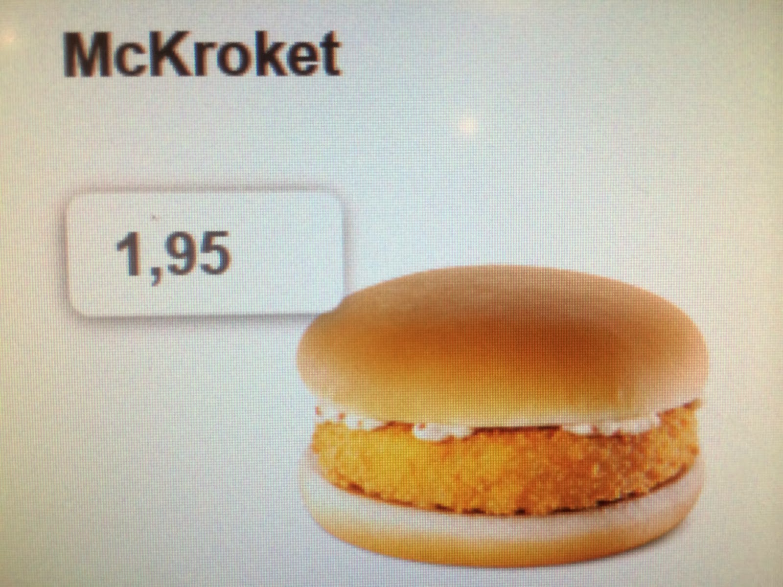 Amsterdam pela janela: Kroketten (o famoso croquete daqui)!