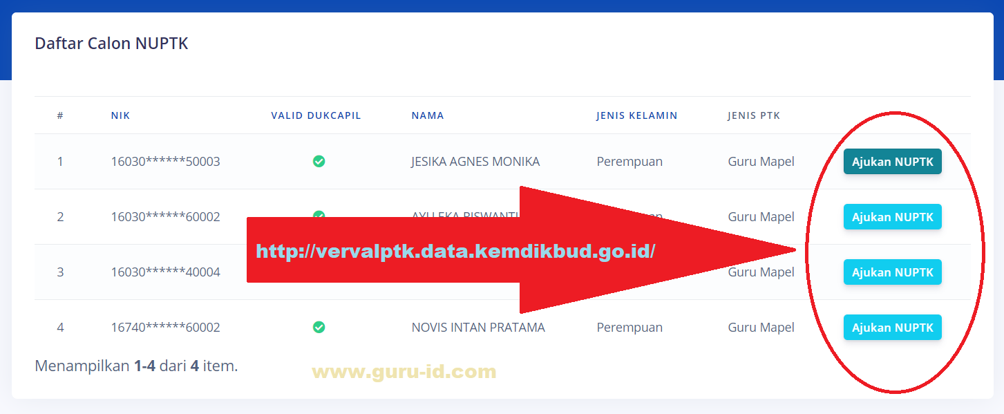 Daftar Pertanyaan terkait Pengajuan NUPTK tahun 2020/2021 - Modul Ajar ...