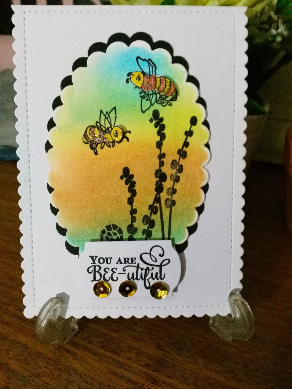 Mi Scrap: bee-utiful card