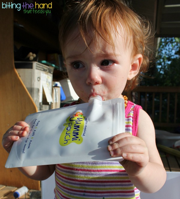 Biting The Hand That Feeds You: Easy Squeezy! Yummi Pouch Review
