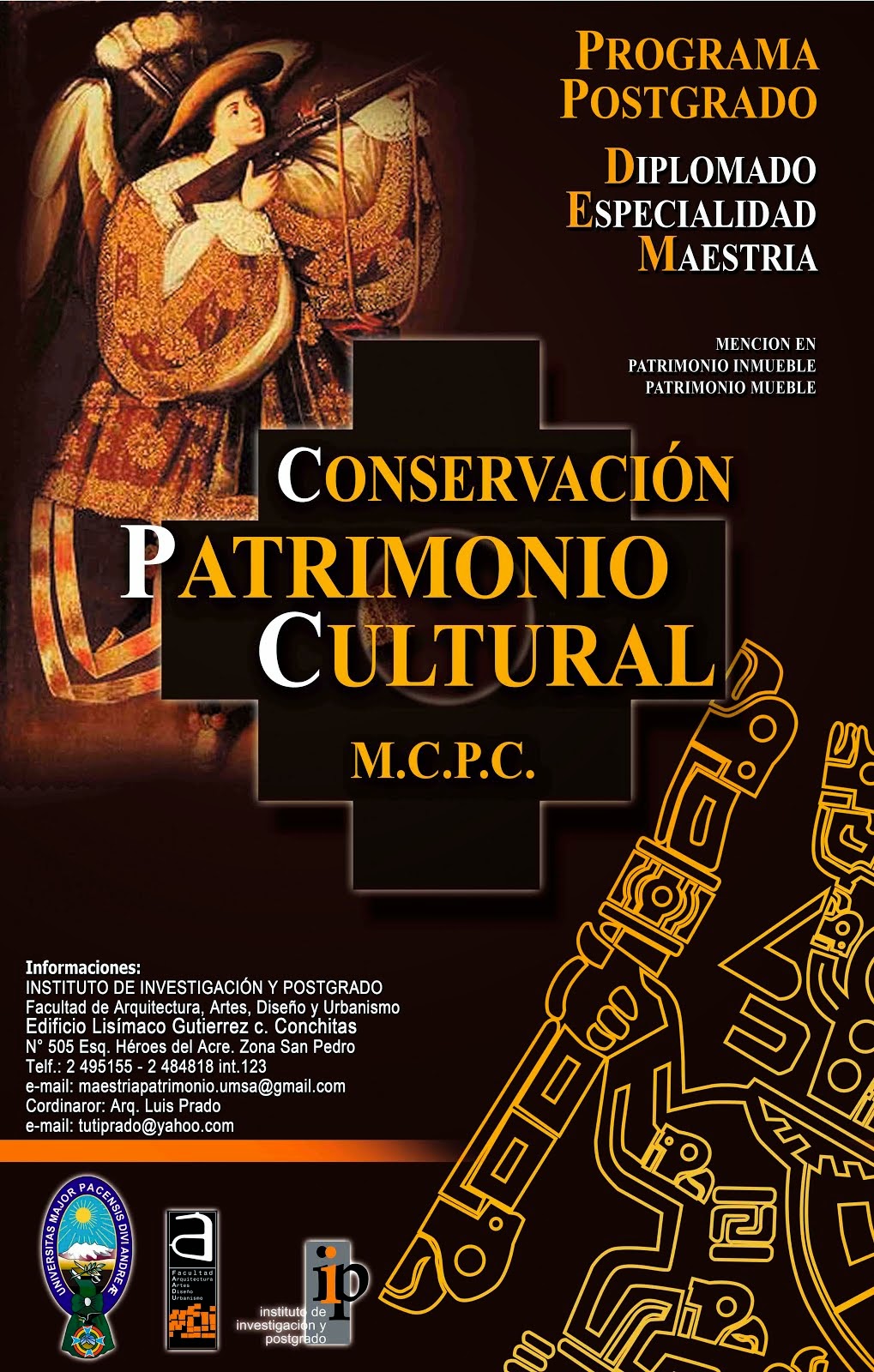 MAESTRÍA EN CONSERVACIÓN DEL PATRIMONIO CULTURAL FAADU-UMSA