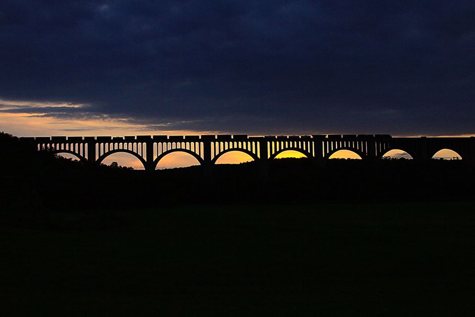 Industrial History: CP/DL&W Viaduct over Tunkhannock Creek at Nicholson, PA