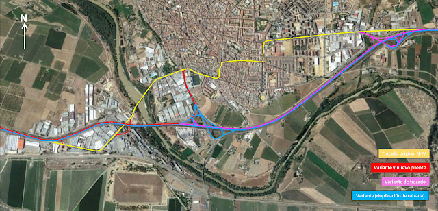 Carreteras en el tiempo: La antigua N-IV a su paso por Andújar