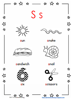 The Letter S | TJ Homeschooling