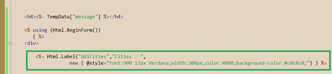 The Aspnet Mvc Club Step By Step How To Create A Static Dropdownlist Html Helper In An Mvc 4 View