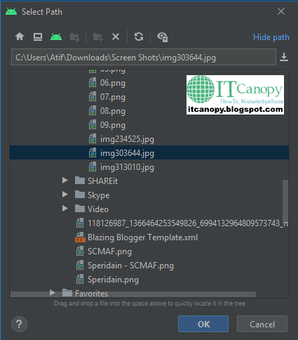 How to add an image to the "drawable" folder in Android Studio