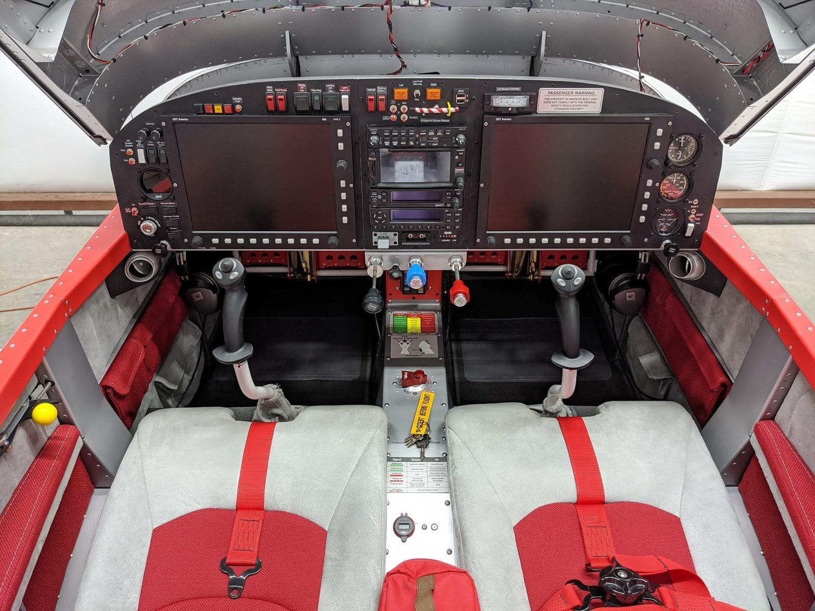 E's Van's RV-14A: Interior: Side panels.