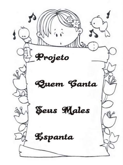 Capas de projetos escolares.