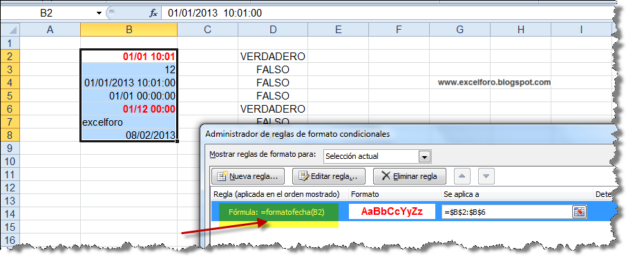 Vba Verificando Un Formato De Fecha En Excel Excel Foro Un Blog De Excel
