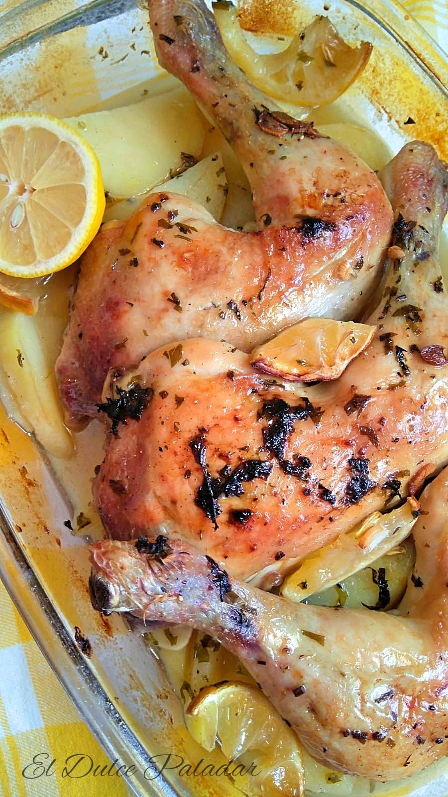 Pollo al limón, receta fácil - El dulce paladar