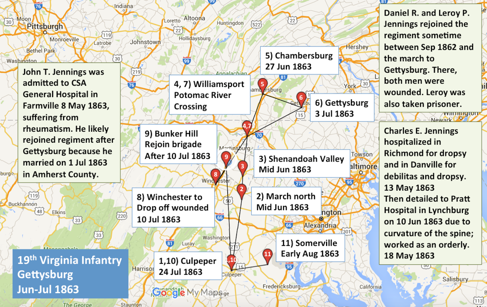 Tangled Roots and Trees: Wordless Wednesday: Mapping the 19th Virginia ...