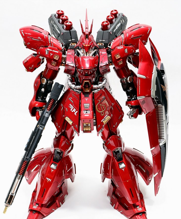 GUNDAM GUY: NeoGrade 1/60 MSN-04 Sazabi - Painted Build