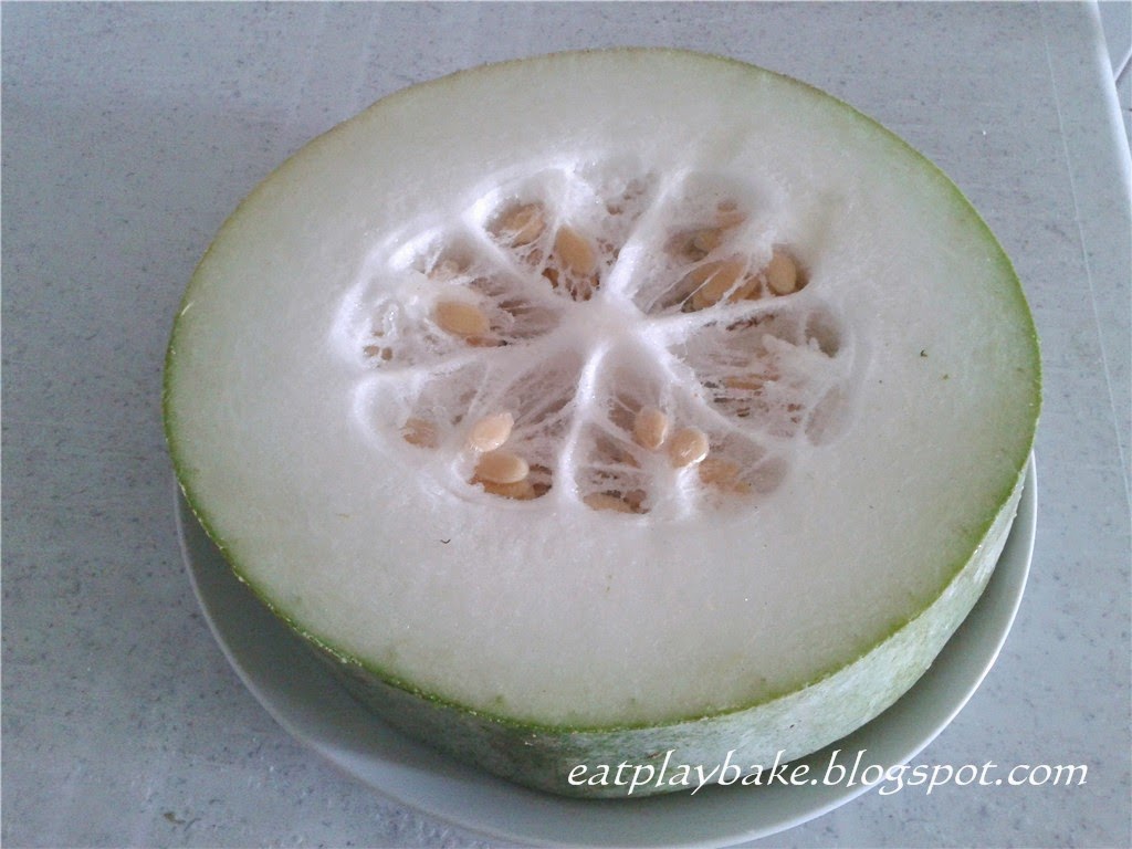 猫兒的天空 Eat.Play.Bake: 冬瓜桂圆糖水 Winter Melon Dessert with Dried Longan