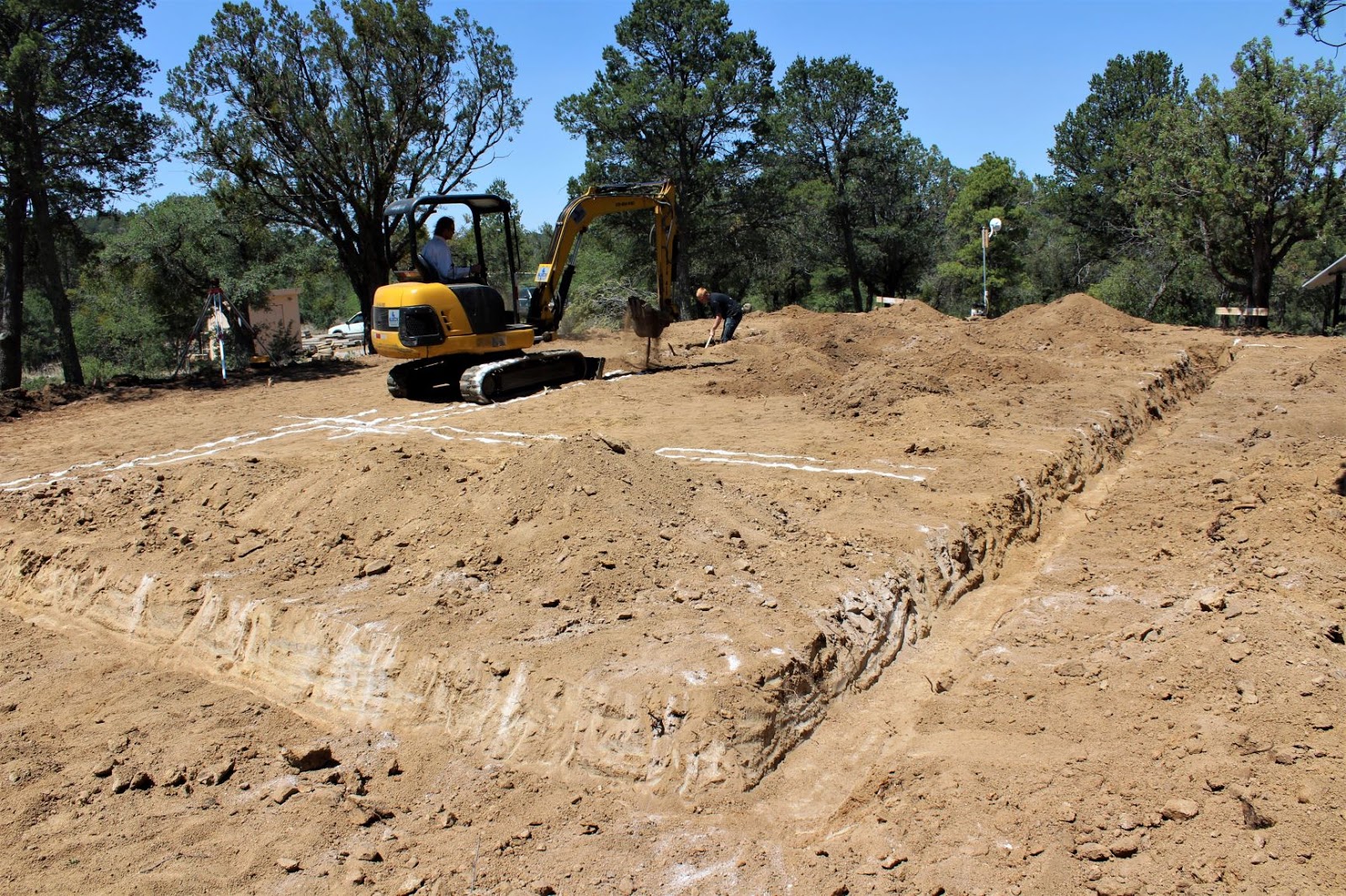 Adventures in Mud and Straw: Ground Broken! First Week of Construction