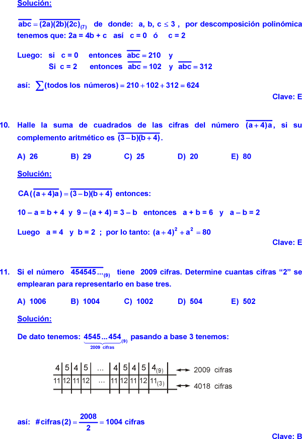 NUMERACIÓN PROBLEMAS RESUELTOS