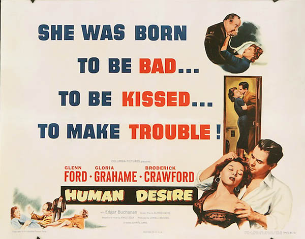 Classic Movie Ramblings: Human Desire (1954)