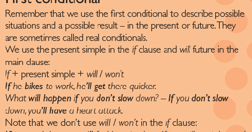 CEPT Practice: GRAMMAR - FIRST CONDITIONAL / UNLESS