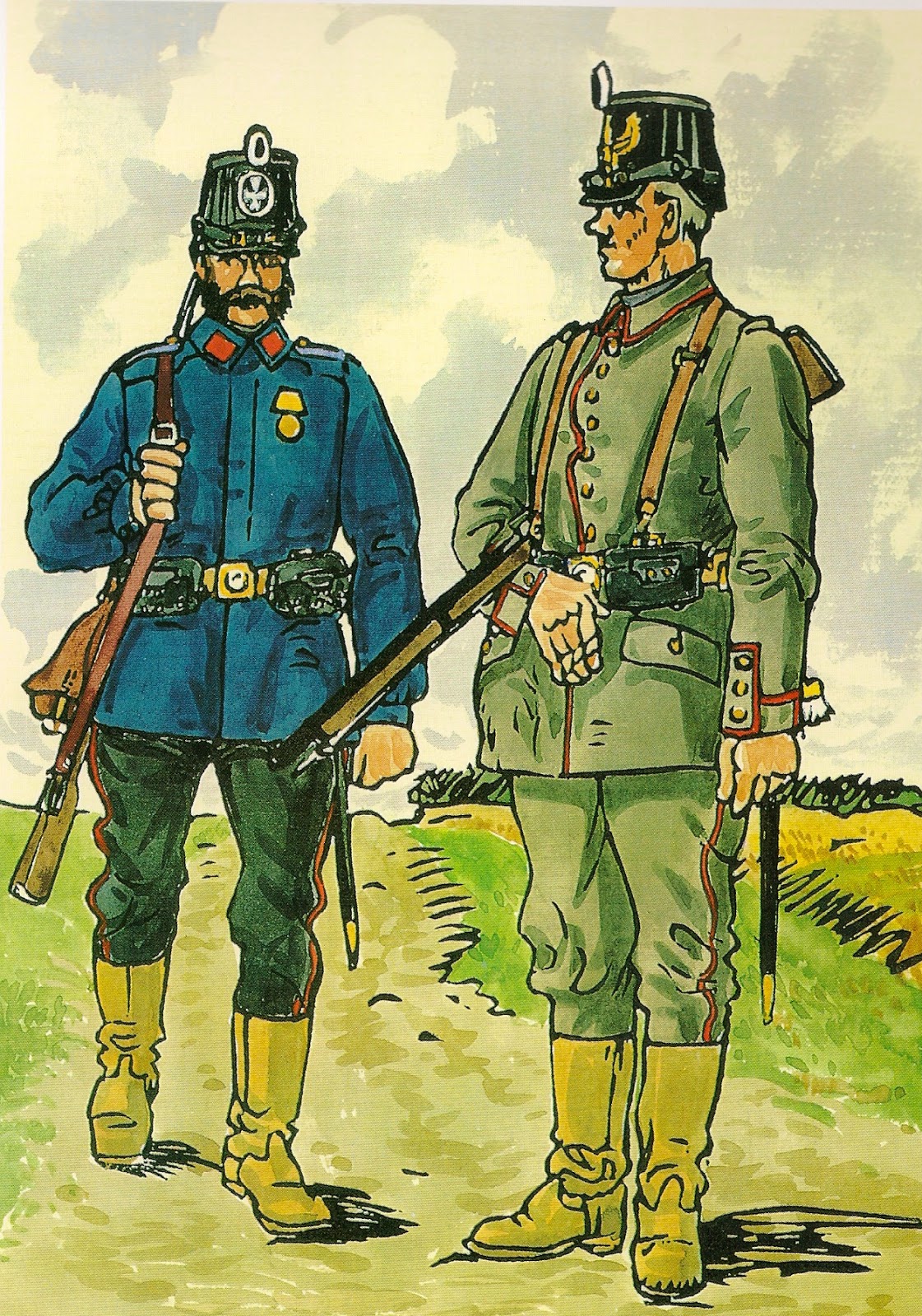 MINIATURAS MILITARES POR ALFONS CÀNOVAS: SOLDADOS DE ALEMANIA, EN 1914 ...