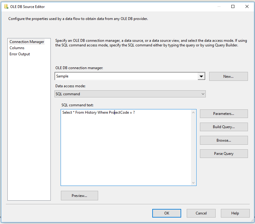 Developer Points Ssis Set Variable In Sql Task With Single Row And Full Result Set