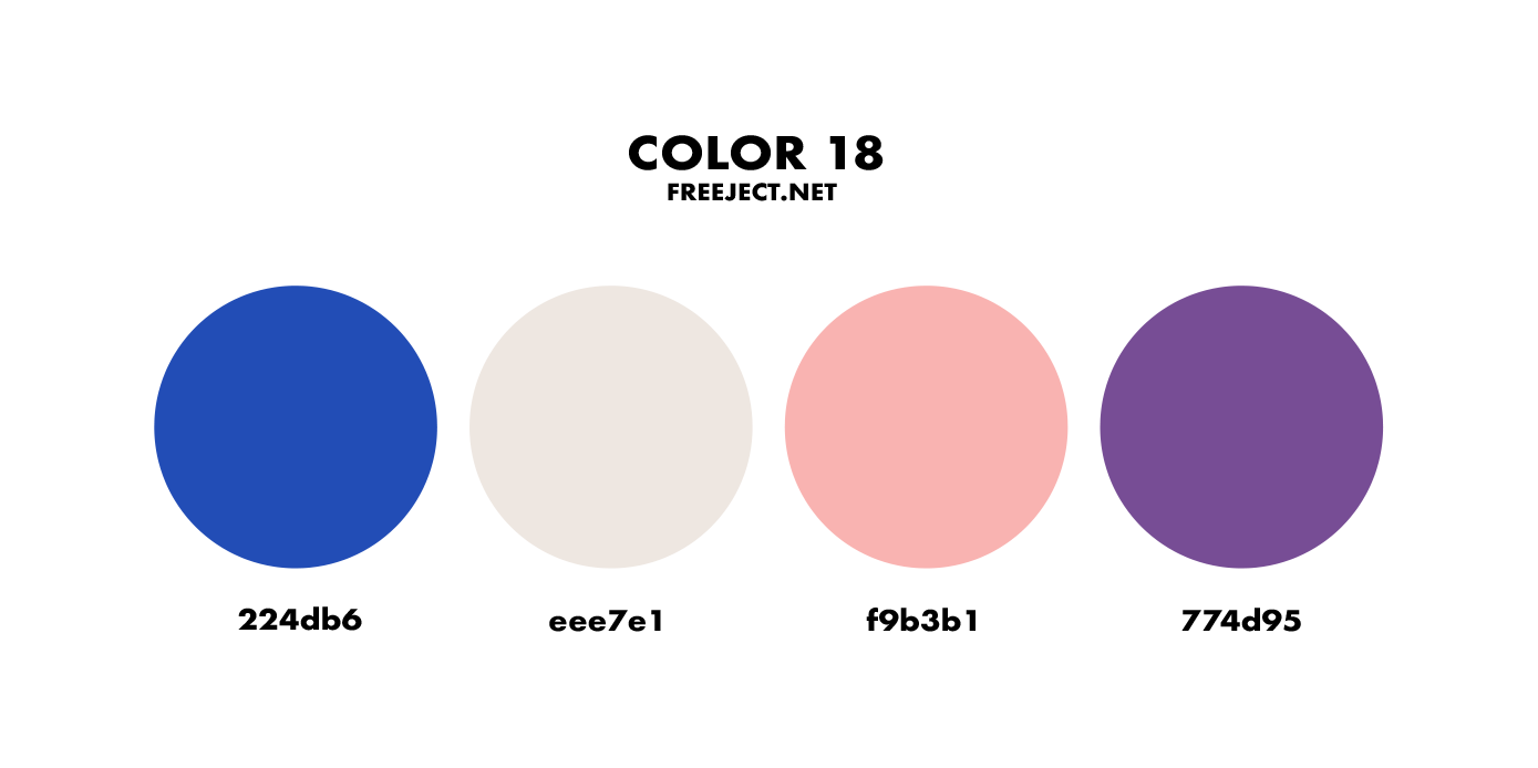 Color Palette PNG - 4 Color Combinations