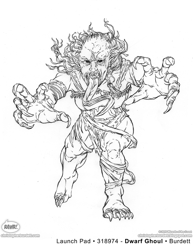 The DOODLES, DESIGNS, and aRT of CHRISTOPHER BURDETT: Ghoul - Dungeons ...