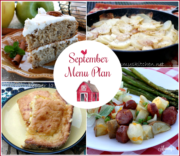 September Menu - Menu Plan Monthly — Mommy's Kitchen