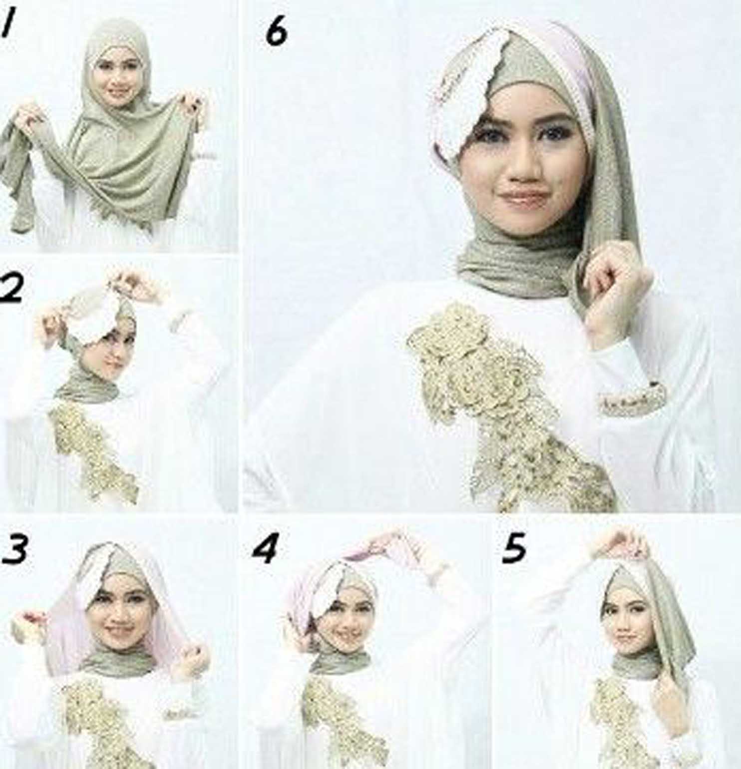 Tutorial Hijab Pashmina Wisuda