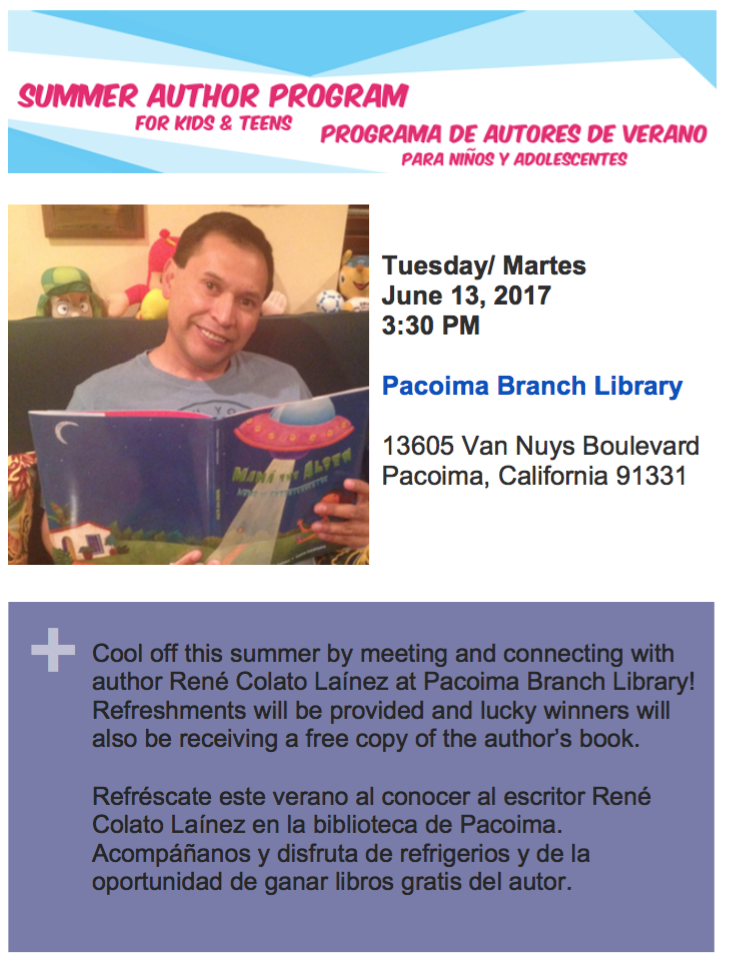 René Colato Laínez Blog: Pacoima Branch Library