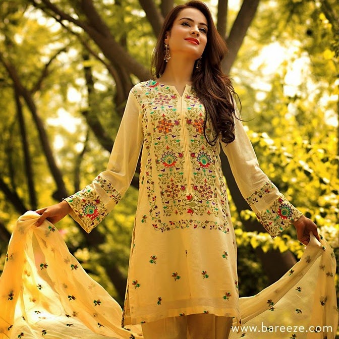 Bareezé Eid Collection 2014 - Embroidered Perfection - Fashion Hunt World