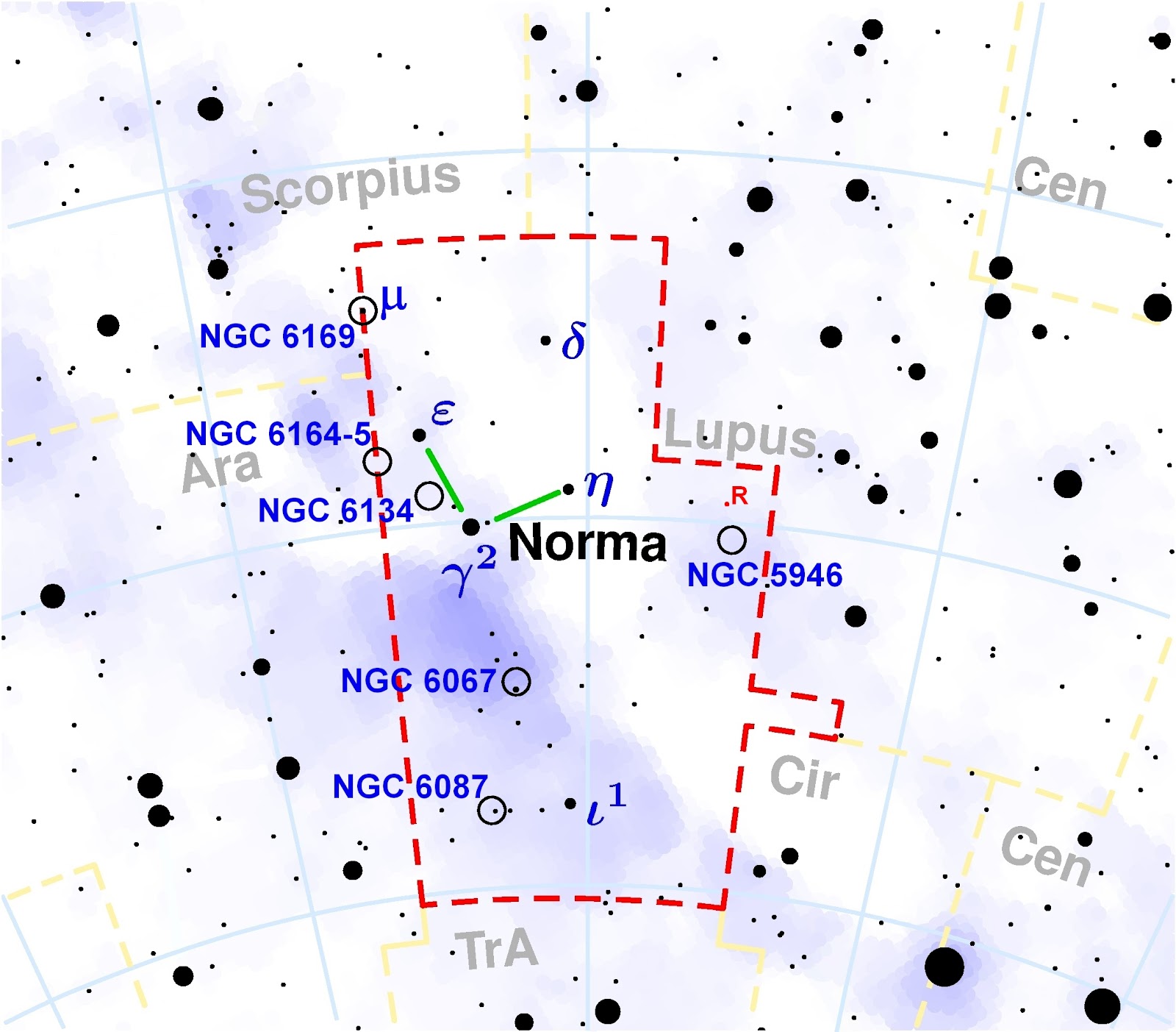Astronomia: Norma ( Régua )