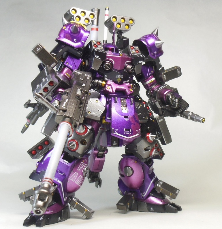 GUNDAM GUY: HG 1/144 Super Custom Zaku F2000 Amazing - Customized Build