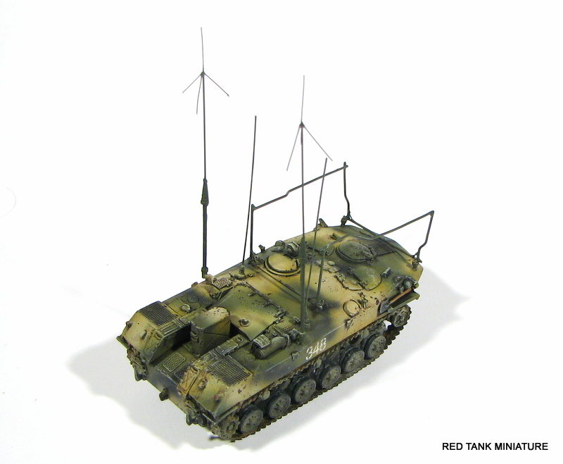 Gulumik Military Models: BMD-1KSh 1/72 RED TANK MINIATURE