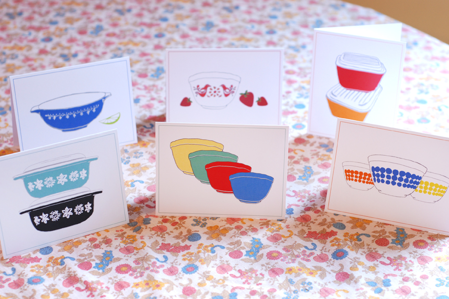 The Pyrex Collective: Vintage Pyrex Illustrated Paper Goods - On Sale!