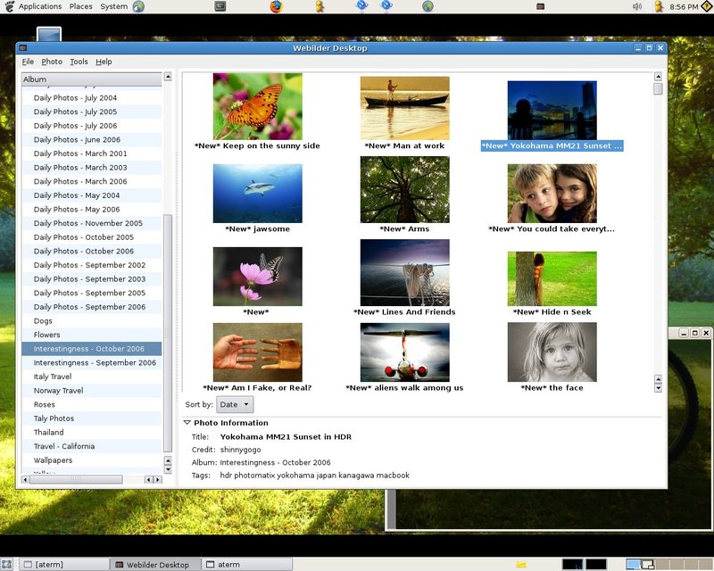 Enable Wallpaper Slideshow with Webilder