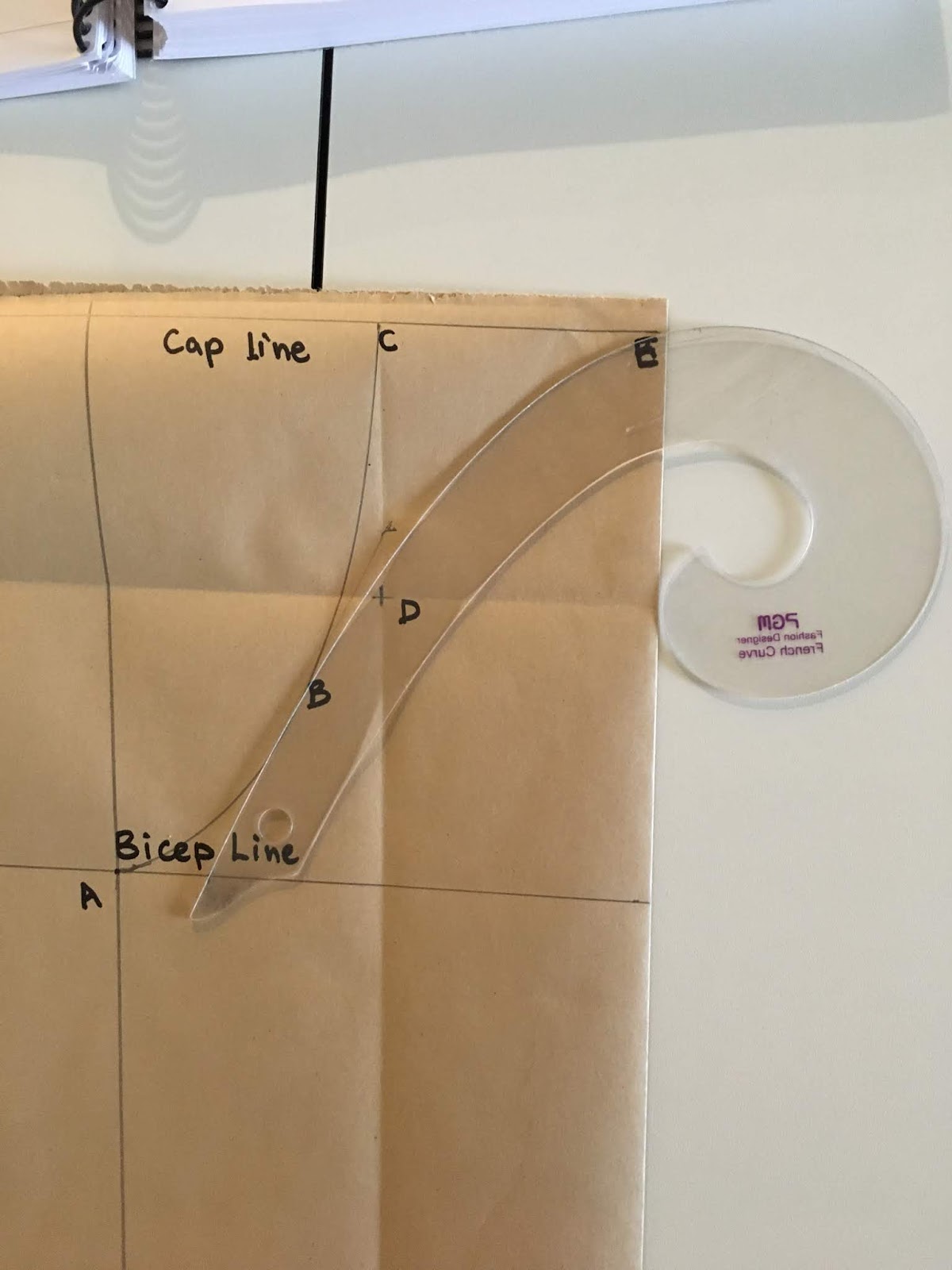 sewcreatelive: Drafting a Sleeve for Draped Bodice & Making a Padded ...