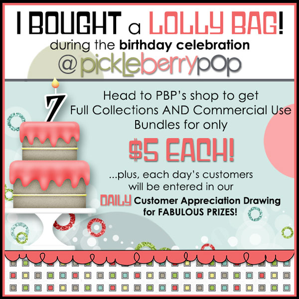 SARAHH GRAPHICS: PBP Birthday party and a lot of new goodies!