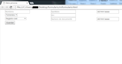 EN SECUENCIA: Formulario Sencillo con Bootstrap
