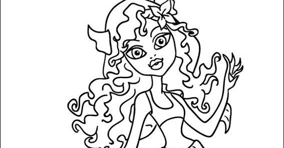 MONSTER HIGH - Planse de colorat p.08
