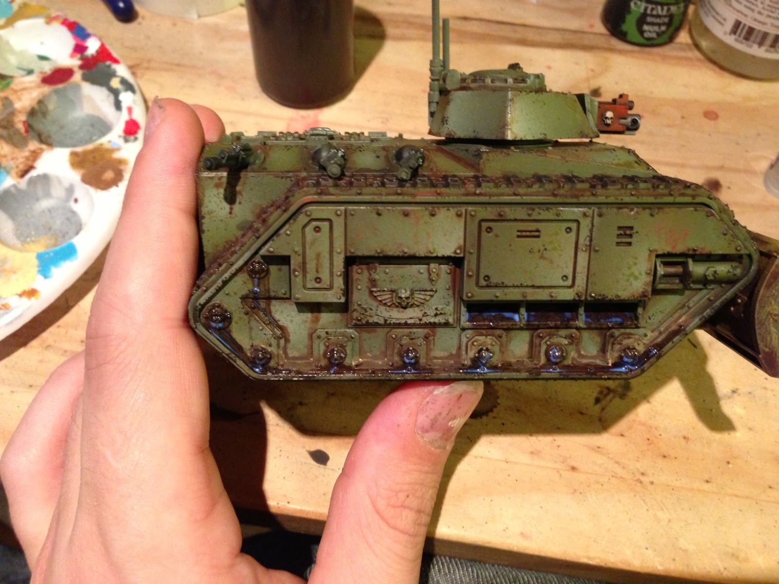 Four go to war!: Tutorial: Tank Weathering Part 2