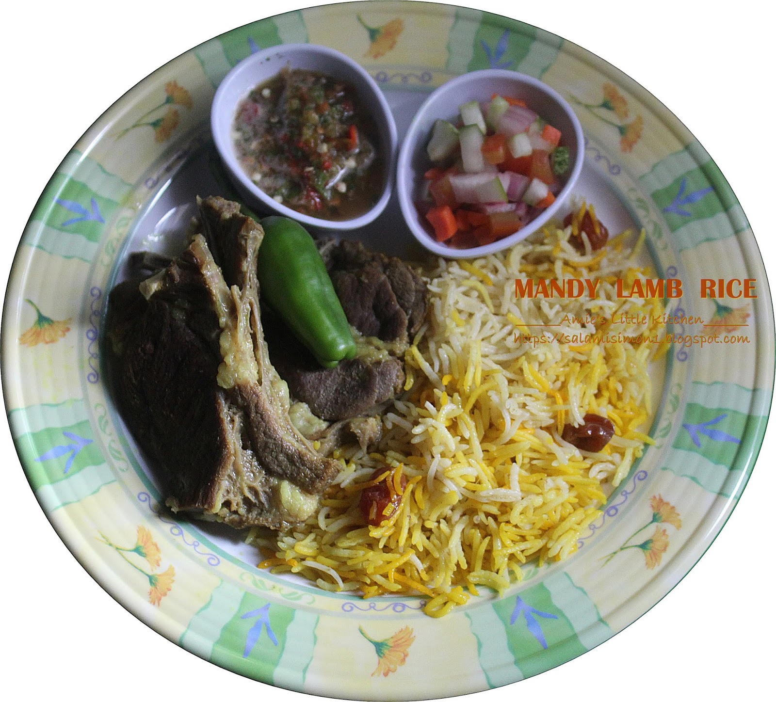 Nasi Arab : Mandy Lamb Rice - Amie's Little Kitchen