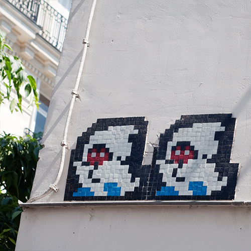 InPerceptions: Invader sur la piste aux pixels