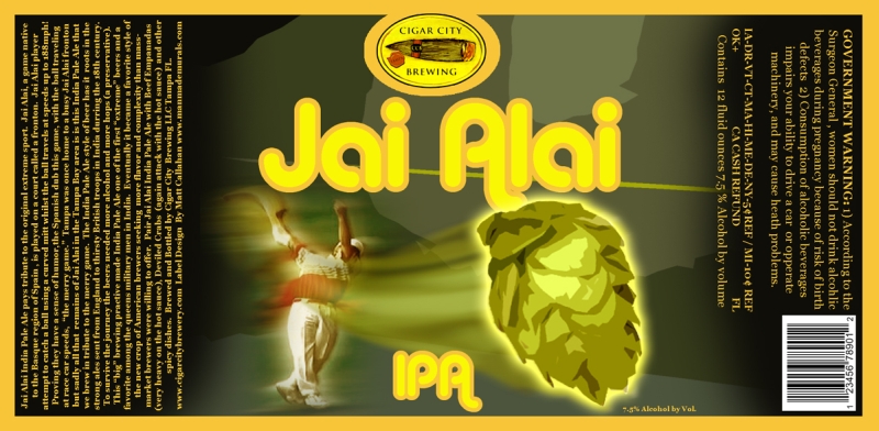 CERVESA EN CATALÀ: Fitxes de degustació - JAI ALAI - Cigar City Brewing