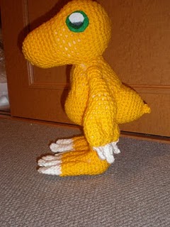 2000 Free Amigurumi Patterns: Free Agumon Digimon Crochet Pattern