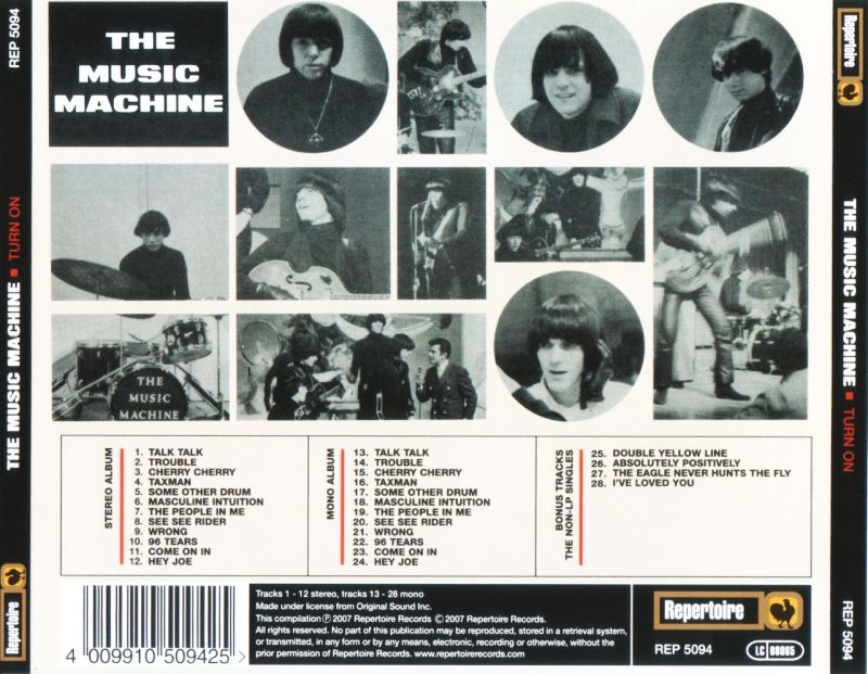 URBAN ASPIRINES: The Music Machine: Turn On 1966 (Remastered 2007 ...